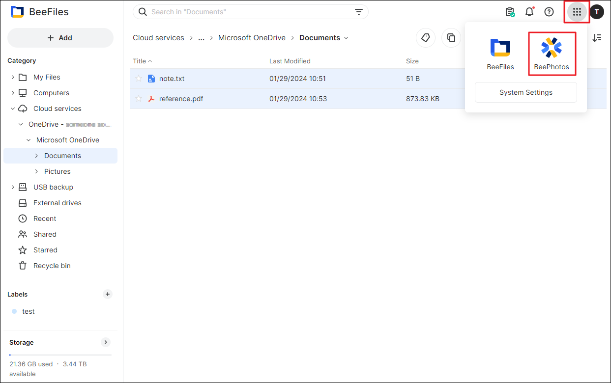 How do I transfer files and photos from cloud services to BeeStation ...