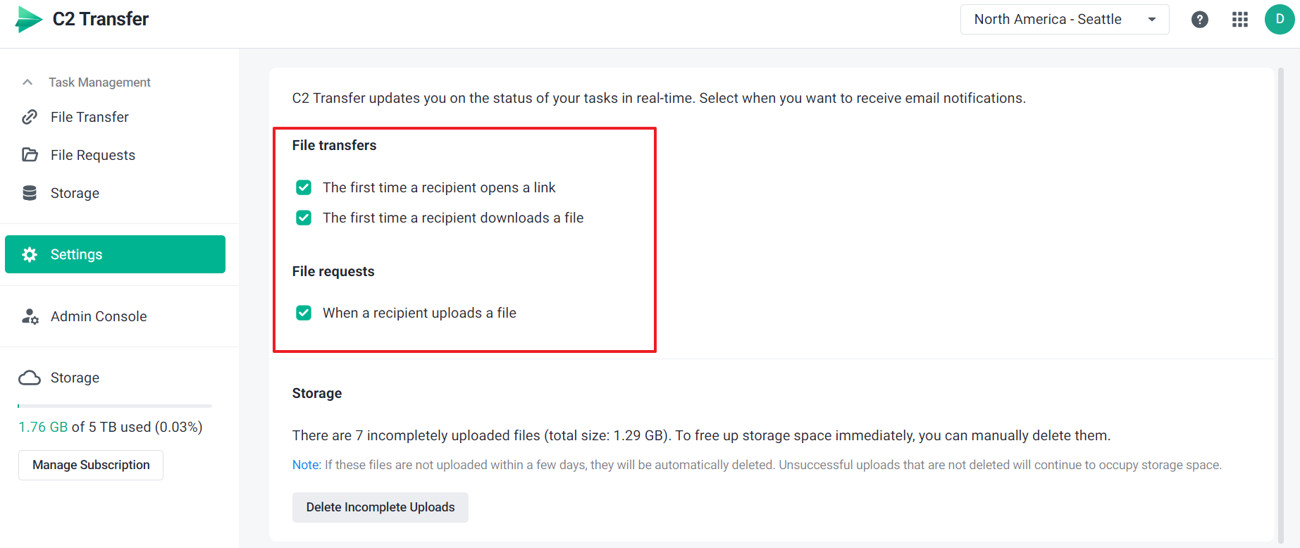 C2 Transfer Quick Start Guide - Synology Knowledge Center