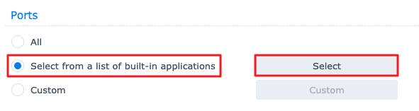 How do I configure the firewall in DSM? - Synology Knowledge Center