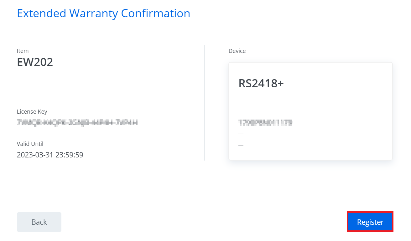 How Do I Register My Extended Warranty Synology Knowledge Center