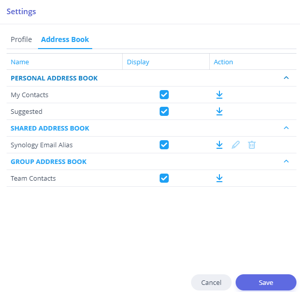 Synology Contacts Quick Start Guide for users - Synology Knowledge Center