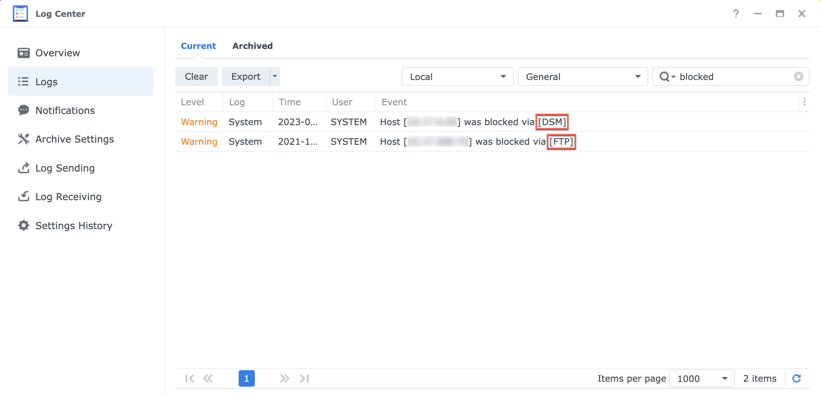 Why does the Auto Block log display "AutoBlock" or "SHARING" as the service name? - Synology ...