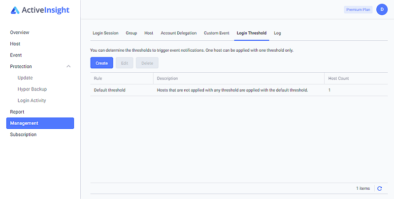 Active Insight web portal - Management - Synology Knowledge Center