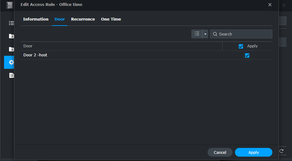 Access Control in Surveillance Station 9.0 and above