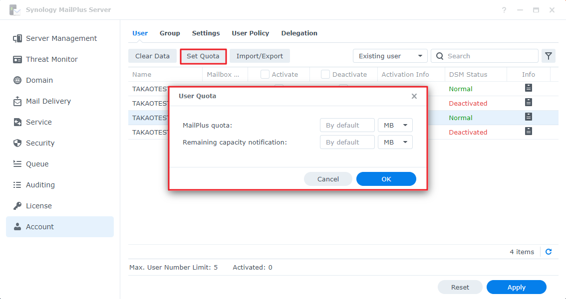 Synology MailPlus Server Administrator's Guide - Based on version 3.4