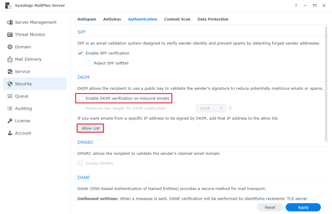 Synology MailPlus Server Administrator's Guide - Based on version 3.3