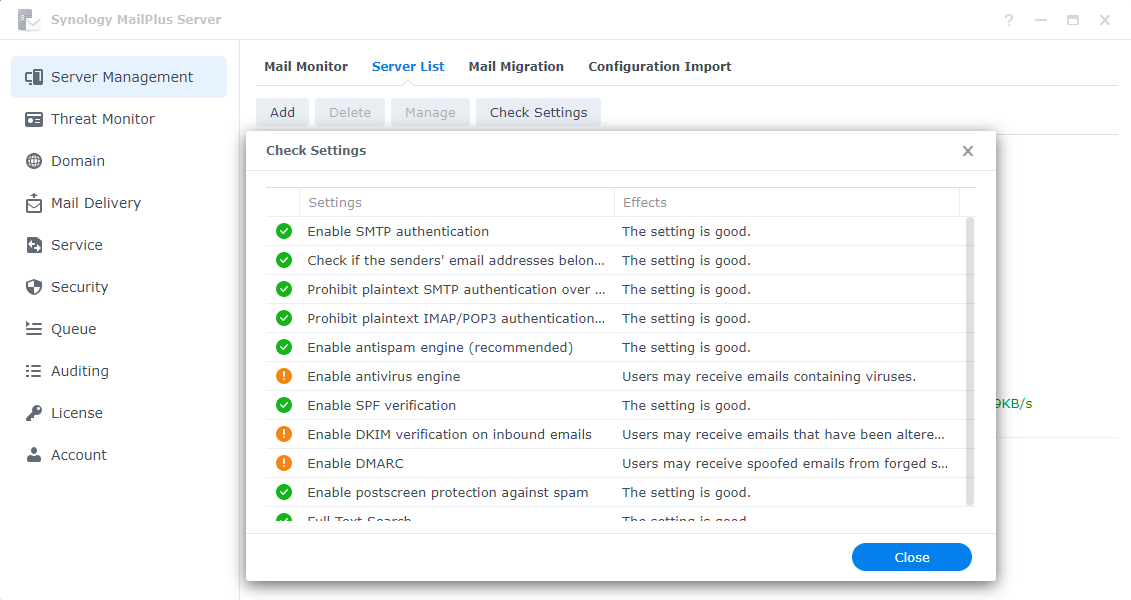 Synology MailPlus Server Administrator's Guide - Based on version 3.1