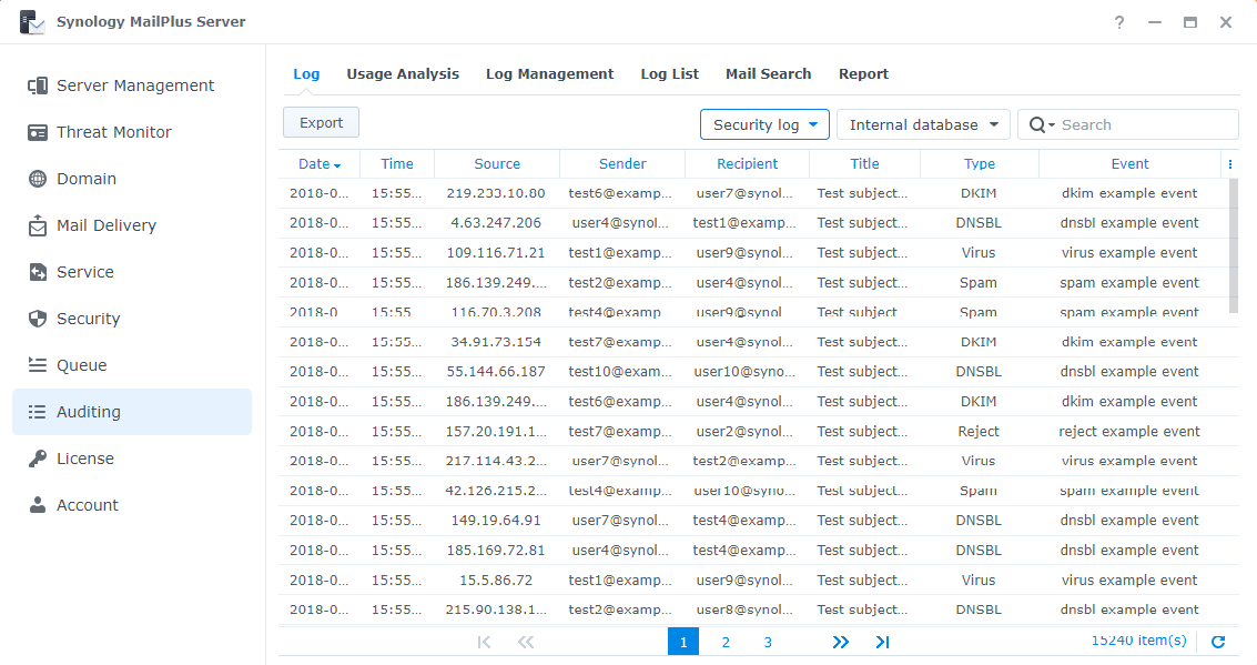 Synology MailPlus Server Administrator's Guide - Based on version 3.1