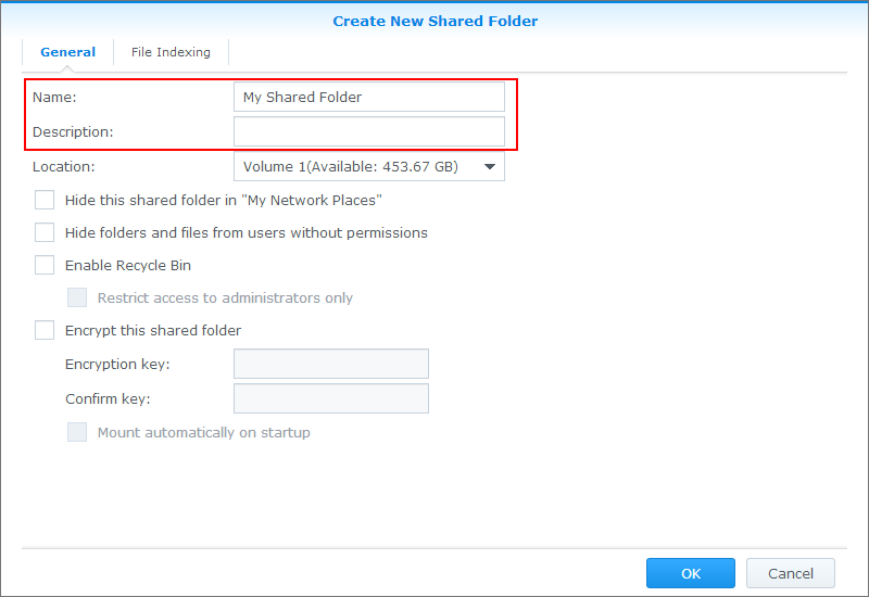 Create A Shared Folder DSM Synology Knowledge Center